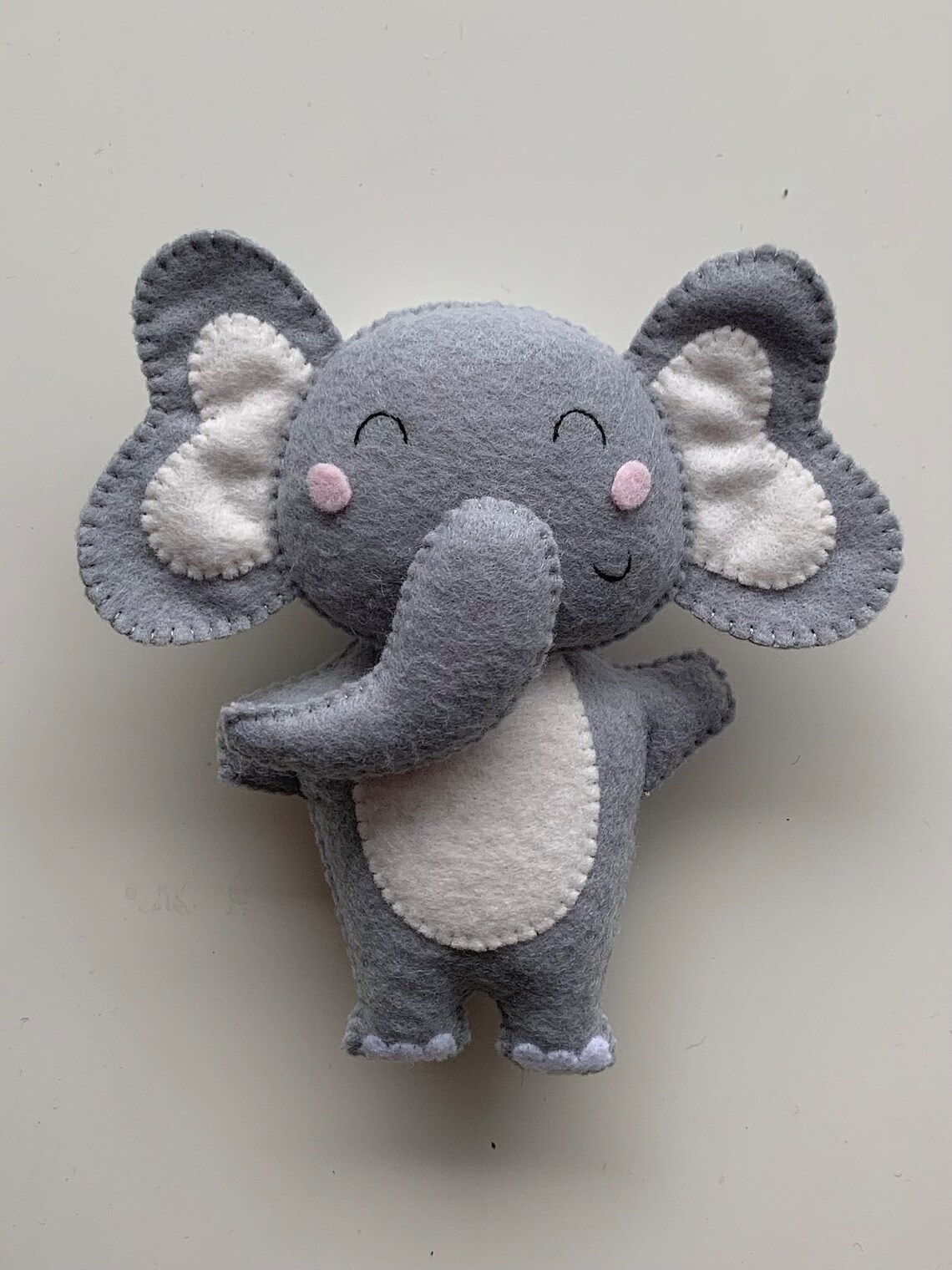 Elephant Felt Pattern, Safari Animals PDF Pattern, Sewing PDF Pattern ...