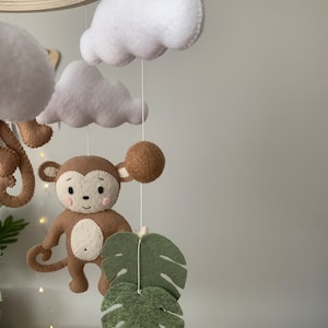 Safari Baby Mobiles, Mobile With Monkeys, Neutral Baby Mobiles, Nursery ...