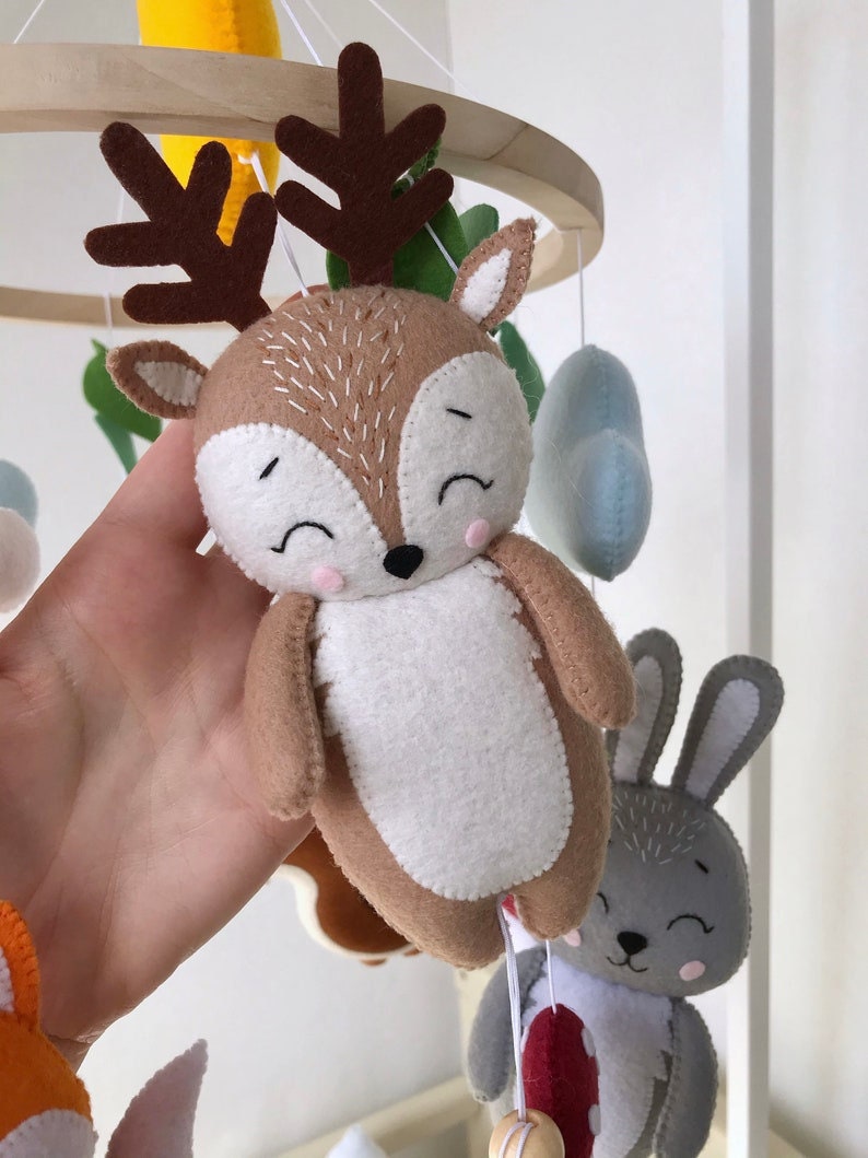 Forest Baby Mobiles, Woodland Baby Mobiles, Mobile With Forest Animals ...