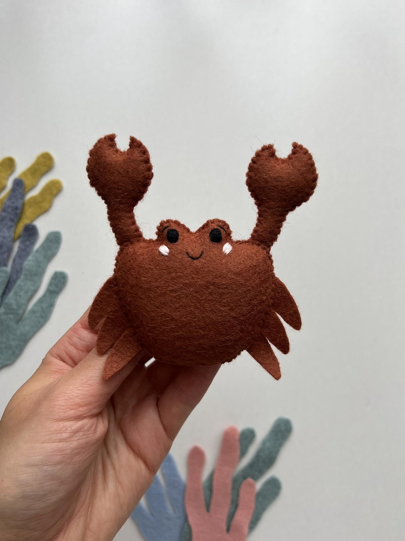 Felt PDF Pattern Ocean Animals and Step-by-step Tutorial. Set of 10 PDF ...