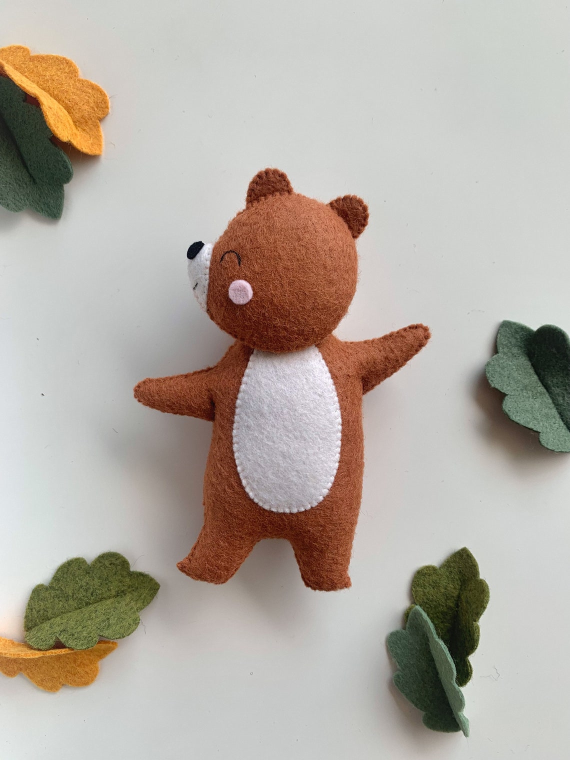 Forest Felt Patterns Forest Animals PDF Pattern Cute Felt - Etsy