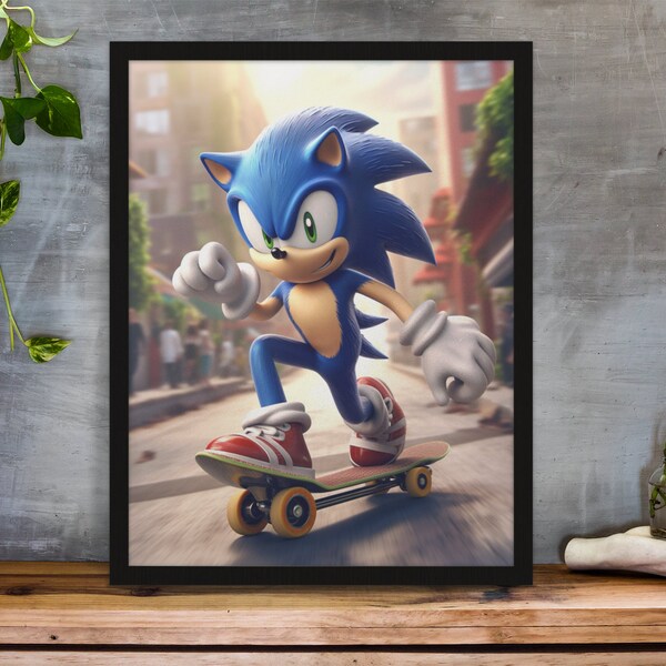 Sonic Poster - Etsy