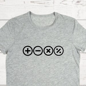 Math Symbols Unisex Adult T Shirt. Science. Teacher. School. - Etsy