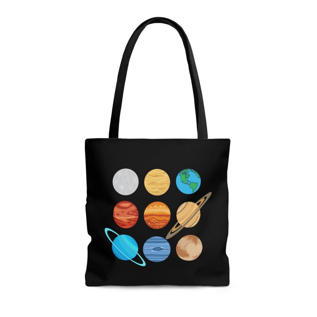 Solar System No 1 Tote Bag. Graphic Square Design. Astronomy. Outer ...