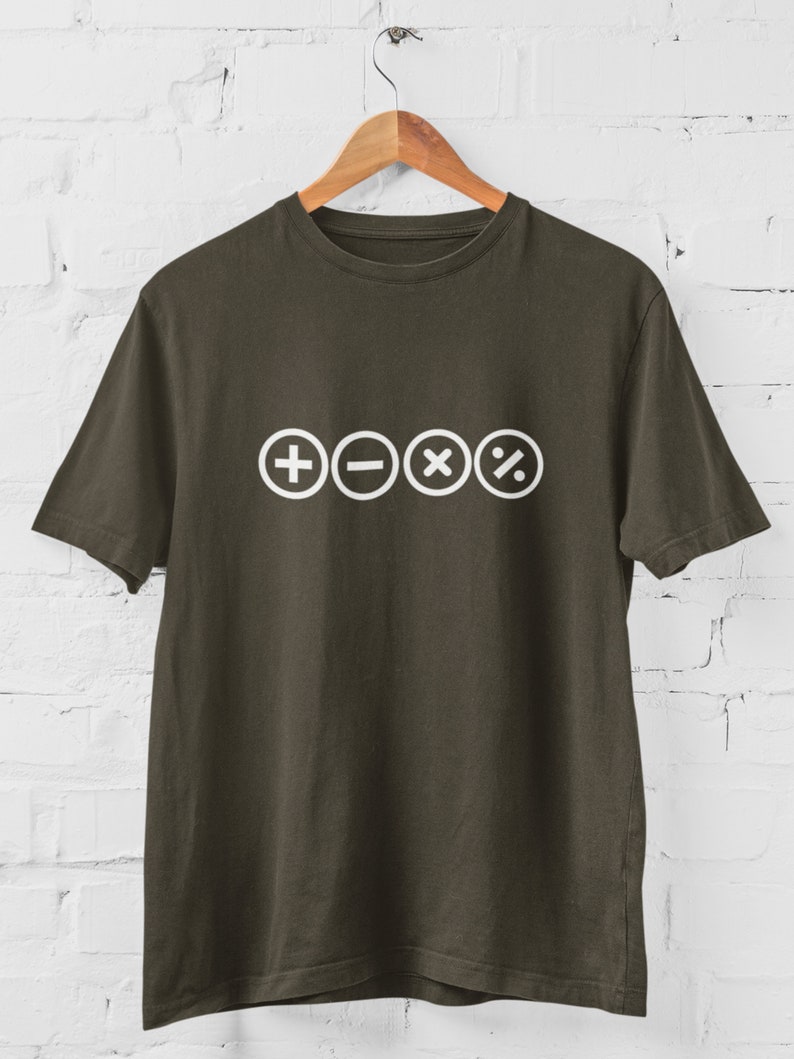 Math Symbols Unisex Adult T Shirt. Science. Teacher. School. - Etsy