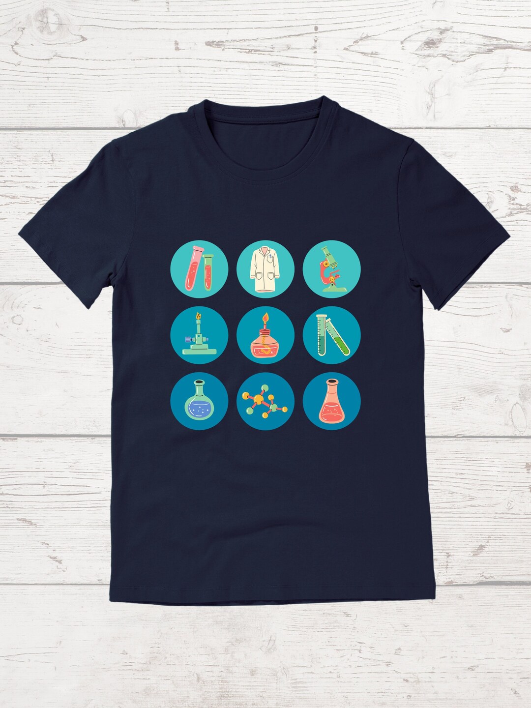 Chemistry Icons Unisex Adult T Shirt. Lab. Scientist. - Etsy