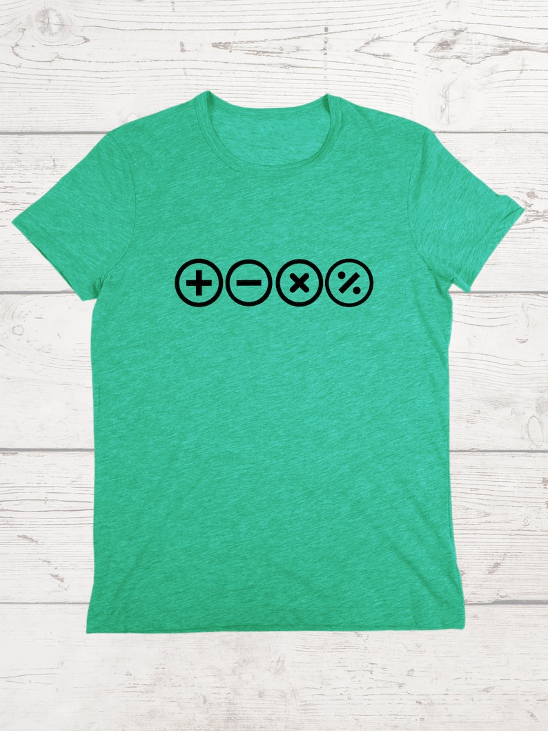 Math Symbols Unisex Adult T Shirt. Science. Teacher. School. - Etsy