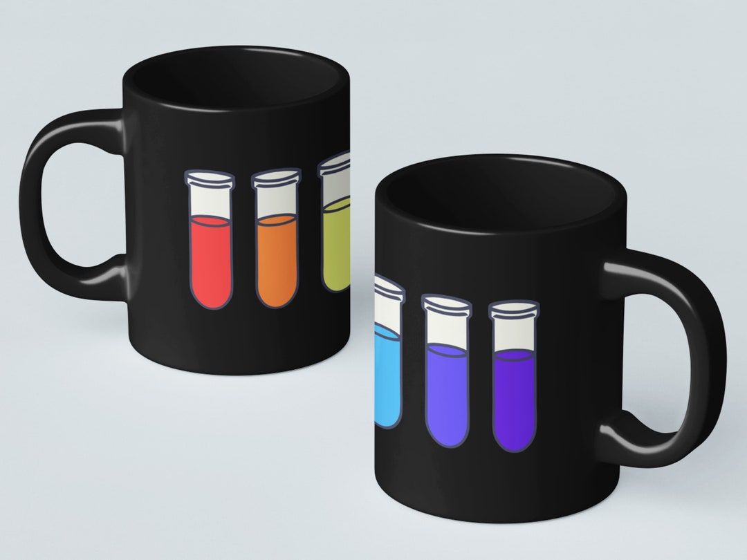 Chemistry Lab Equipment No.2 11oz Black Mug. High School. College ...