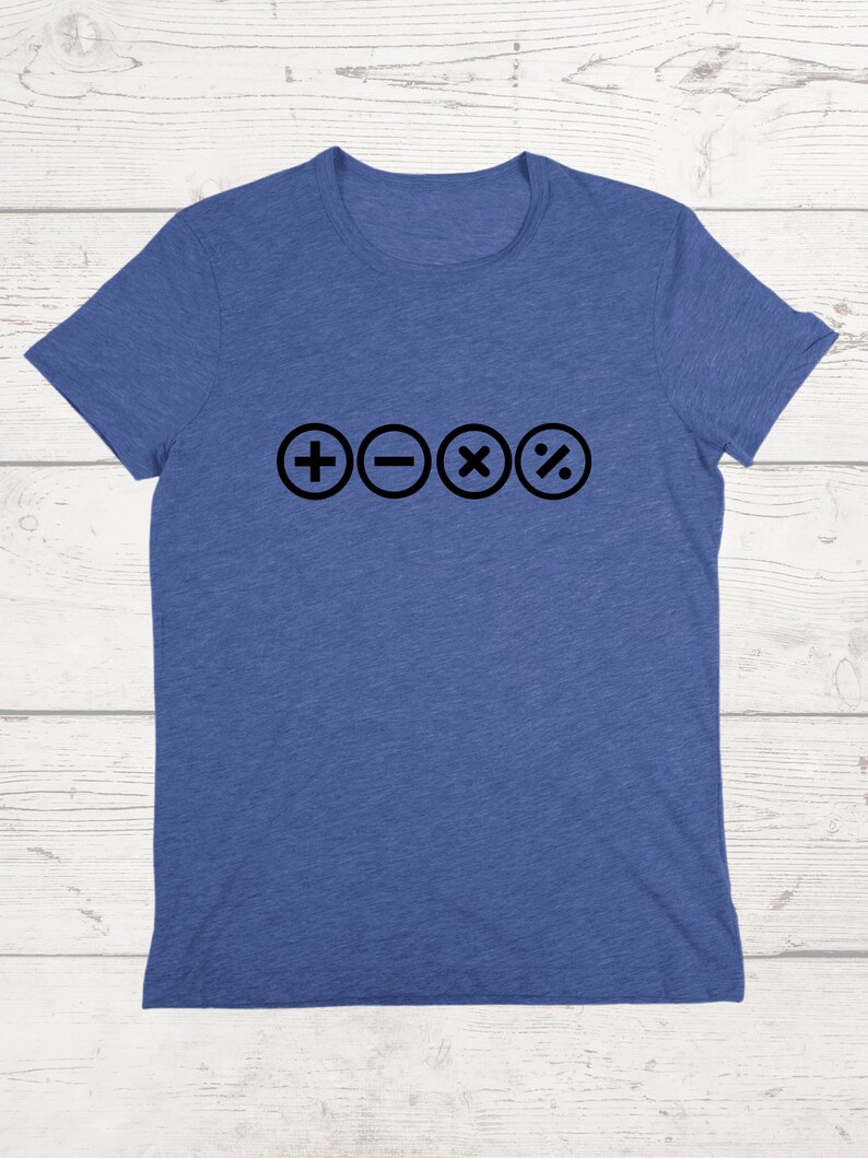 Math Symbols Unisex Adult T Shirt. Science. Teacher. School. - Etsy