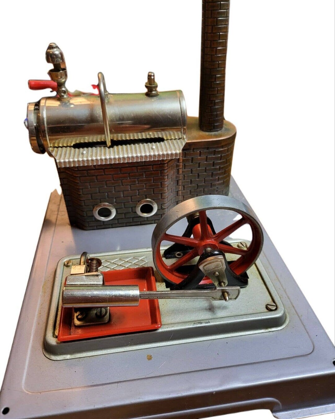 Rare Model Wilesco German Model D8 Steam Engine In Box With 1996 Purchase Note Etsy