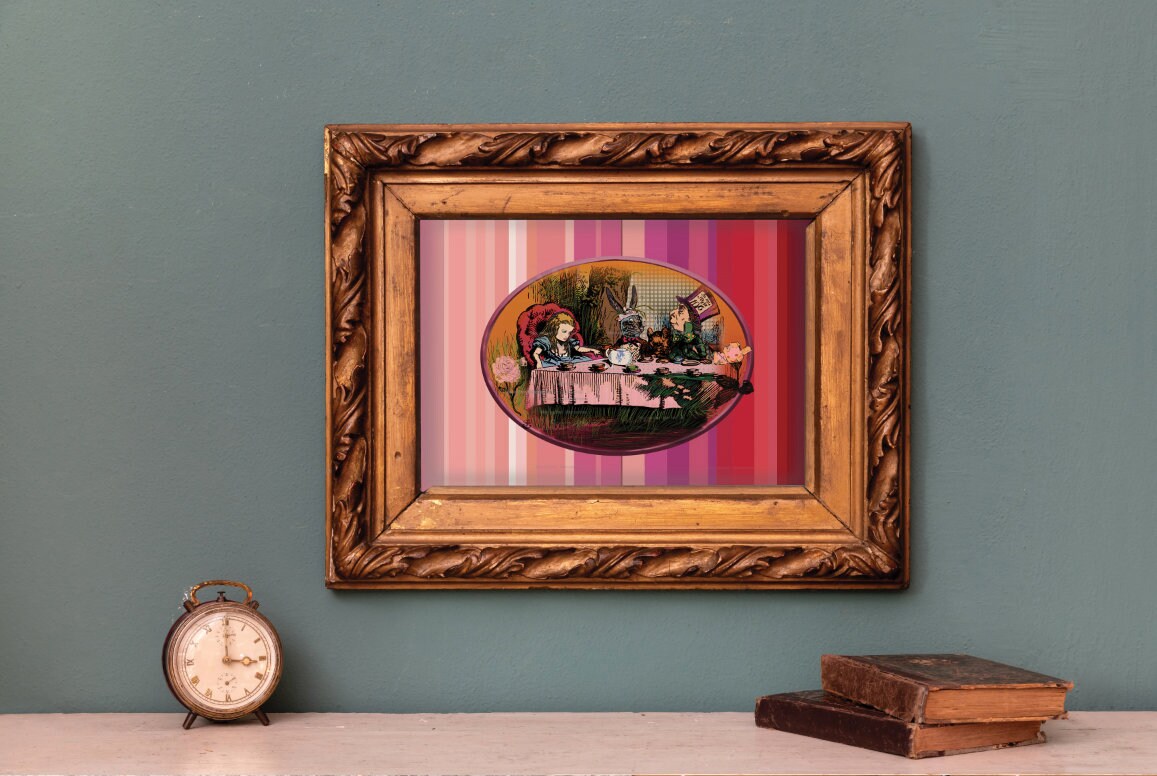 Printable Images of a Tea Party White Rabbit Queen of - Etsy