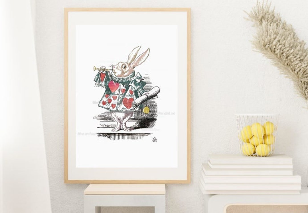 Printable Image of the White Rabbit Which is Part of a Collection ...