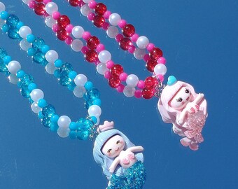 Mermaid Friendship Necklace - Etsy