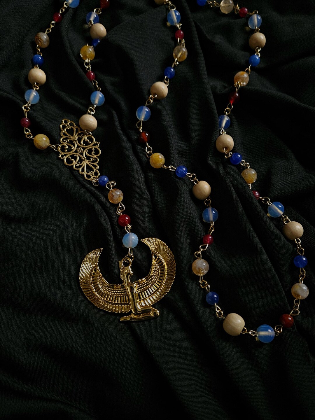 High Heka- Isis Goddess Egyptian Gold Rosery - Etsy