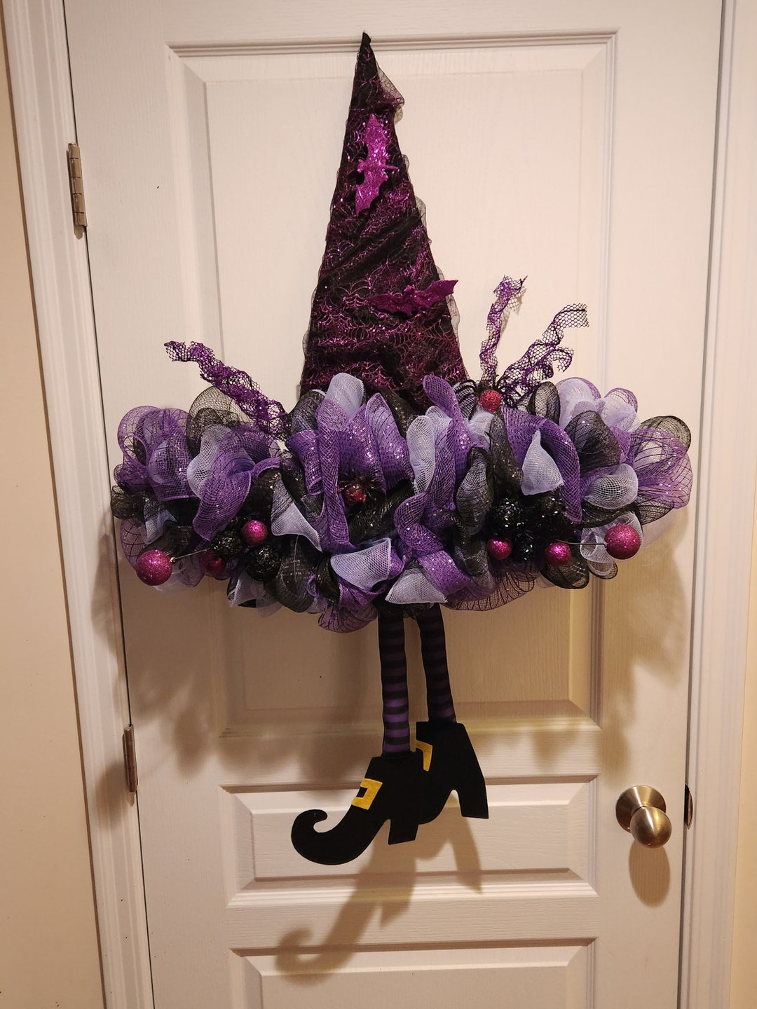 Purple Witches Hat - Etsy