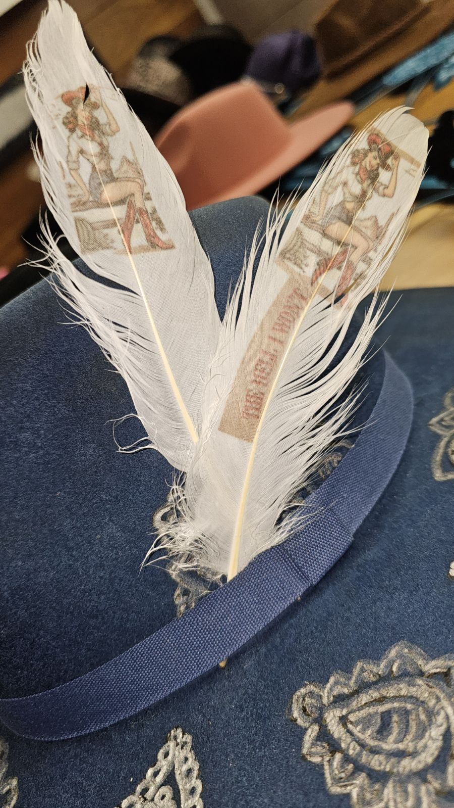 The Hell I Won't Cowgirl Feather - Etsy