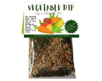 Pick Your Own Flavors 4 Pack Dip Mix Packages Perfect for - Etsy