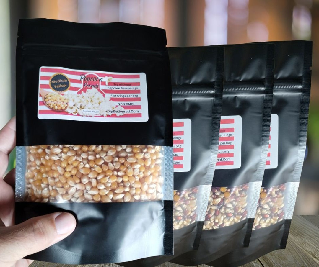4 Bag Combo Premium Popcorn Kernels for Popcorn Maker or Stove. (4)8oz ...