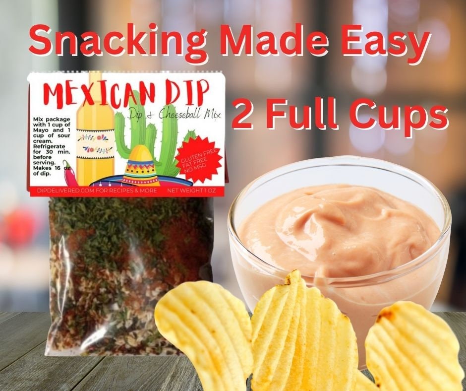 Pick Your Own Flavors 4 Pack Dip Mix Packages Perfect for Appetizers ...