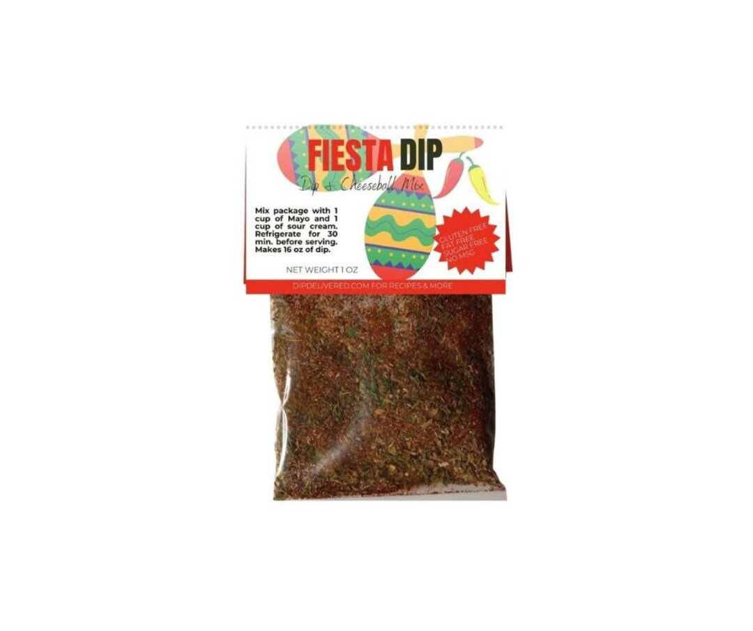 Fiesta Dry Dip Mix Seasoning Herbs Party & Appetizer Food Football ...