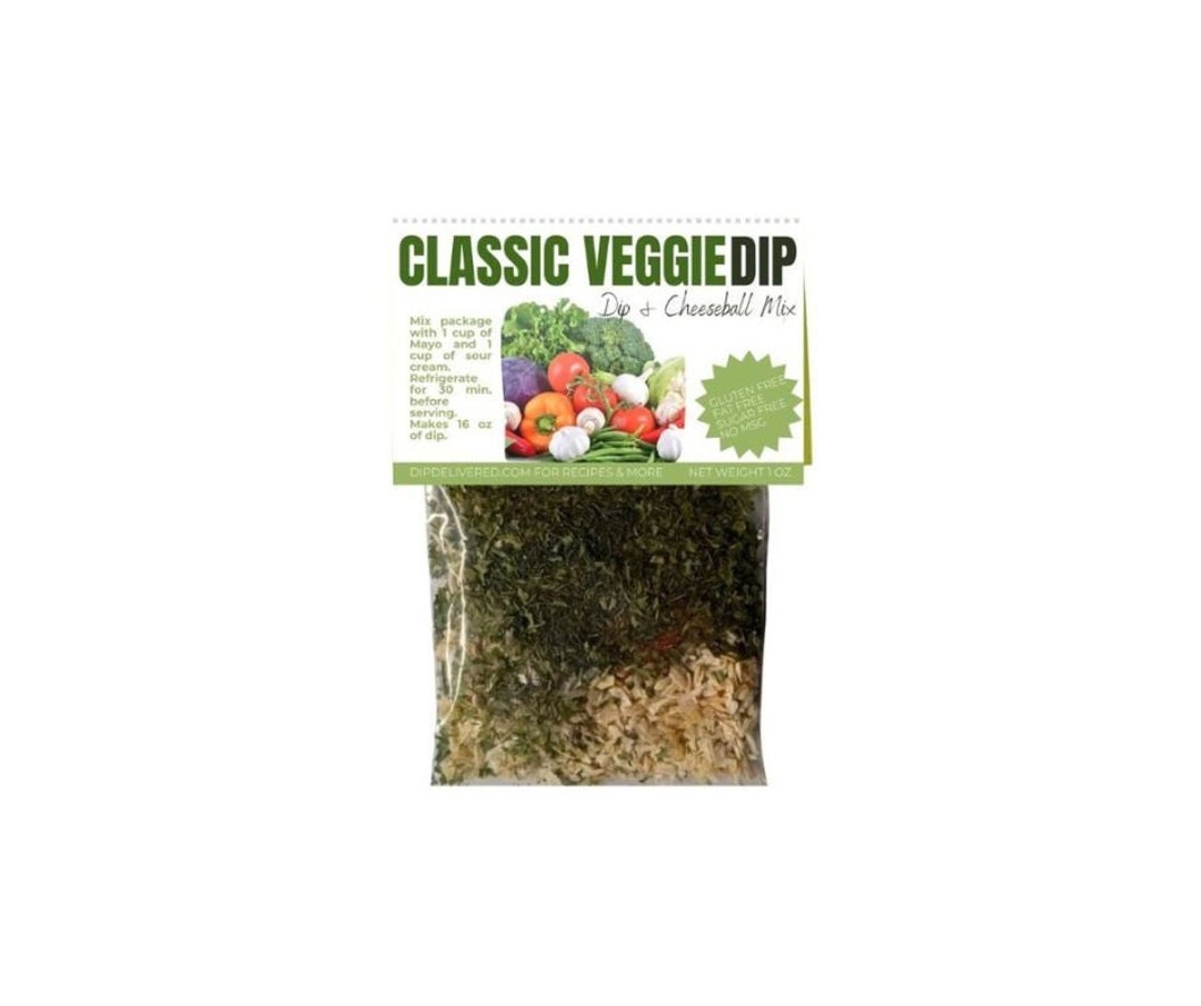 Classic Veggie Dry Dip Mix Seasoning Mix Party & Appetizer Food ...