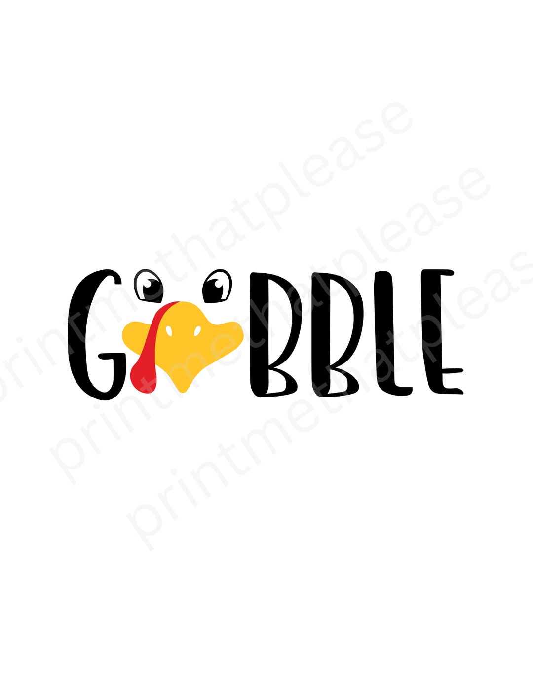 Gobble Svg, Gobble Png, Thanksgiving Turkey Svg, Turkey Svg, Turkey Png ...