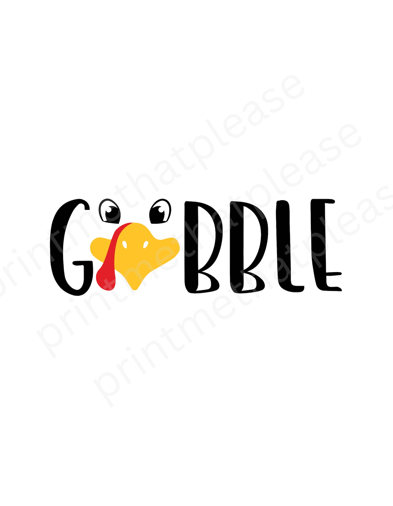 Gobble Svg, Gobble Png, Thanksgiving Turkey Svg, Turkey Svg, Turkey Png ...