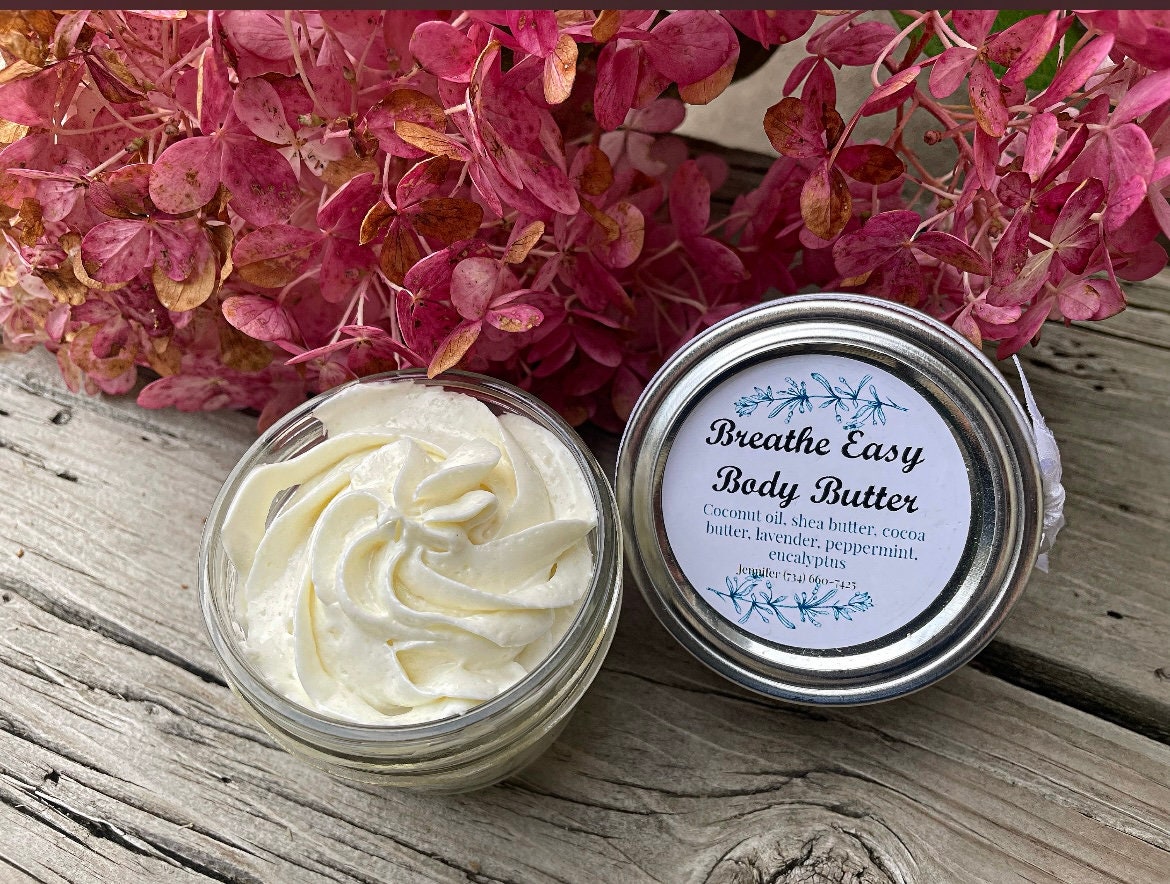 Organic Whipped Body Butter 4oz Aromatherapy - Etsy
