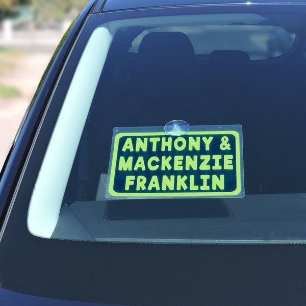 School Carpool Tags - Etsy