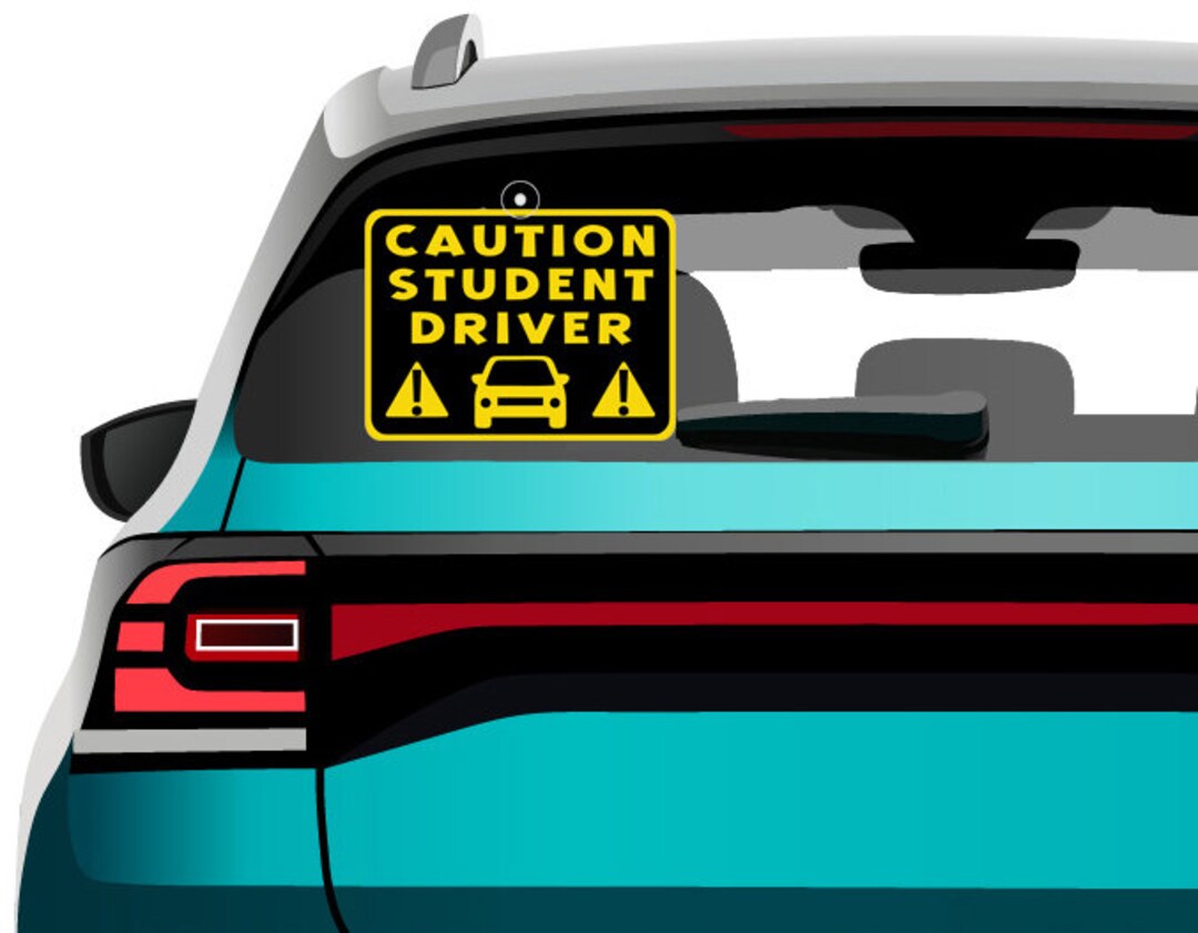 Large Student Driver Signs Student Driver Car Signs Signs - Etsy
