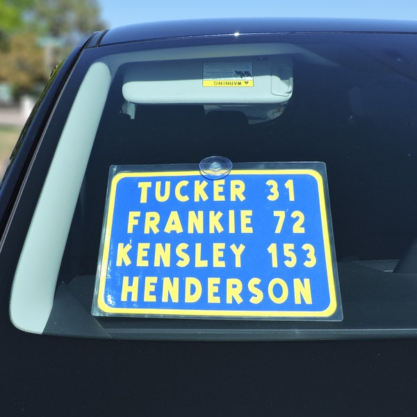 Student Pick up Sign - Etsy