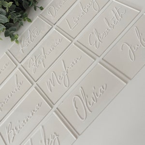 Acrylic Signage Place Cards Wedding Decor Modern Custom - Etsy