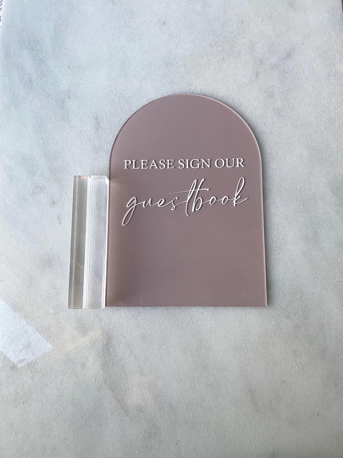 Acrylic Signage Table Numbers Place Cards Wedding Decor Modern Custom ...