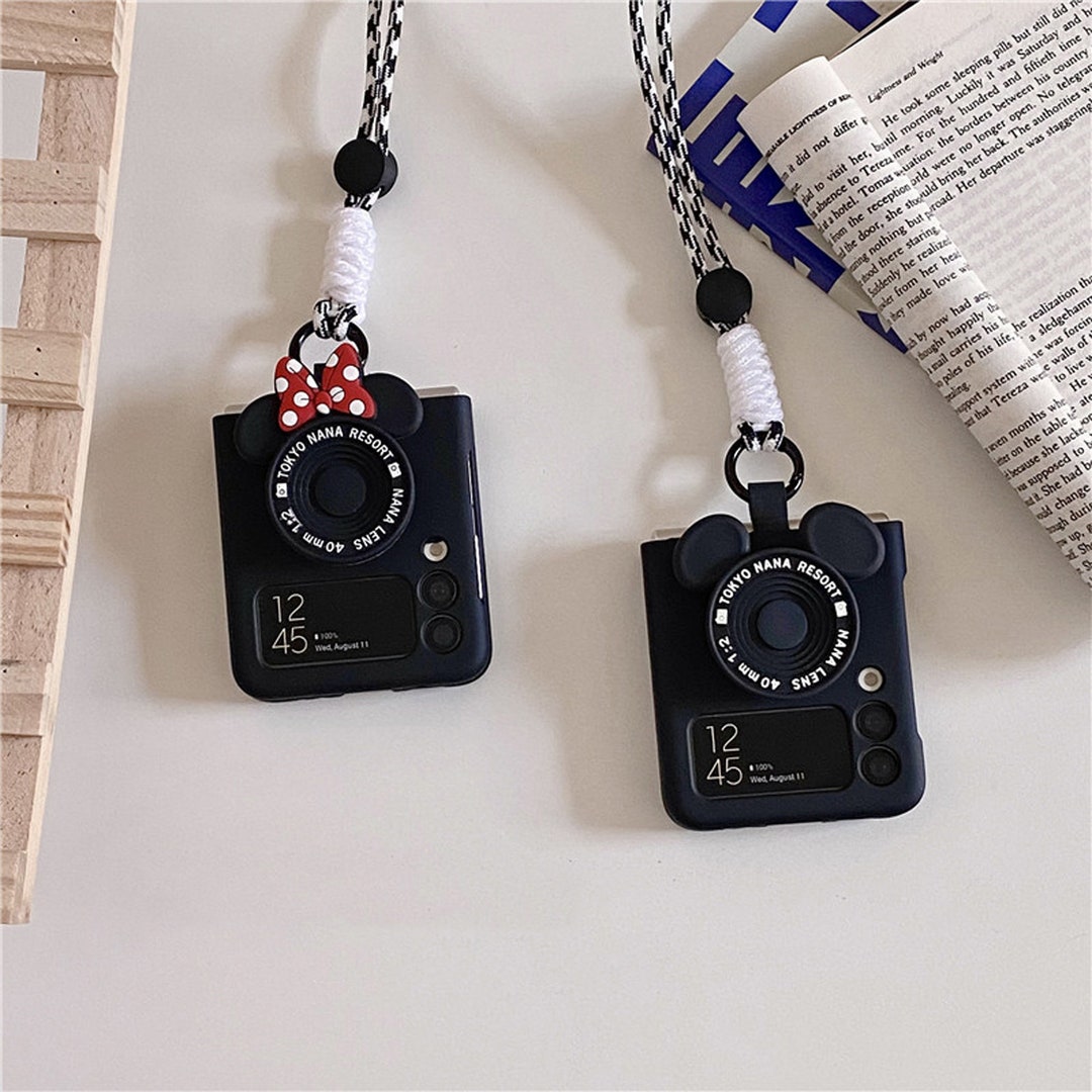 Camera Shaped Shoulder Strap Phone Case for Galaxy Z Flip - Etsy
