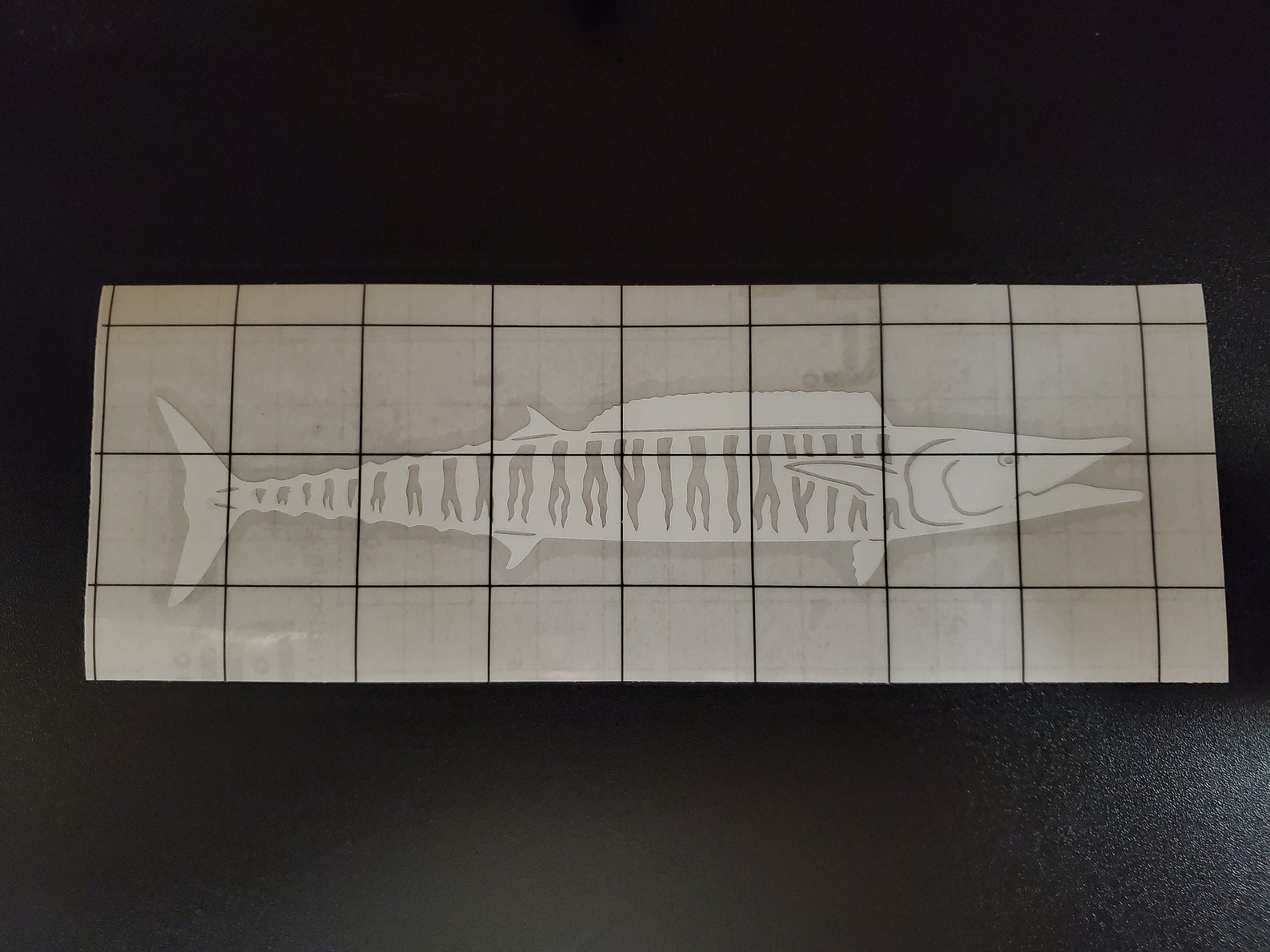 Wahoo Sticker, Detailed Silhouette, Vinyl Decal, Fish Sticker, Ono ...