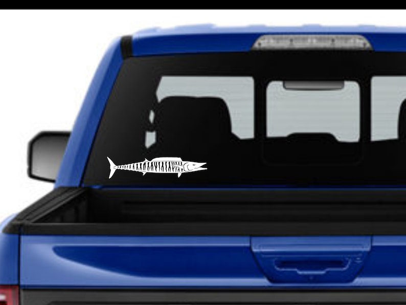 Wahoo Sticker, Detailed Silhouette, Vinyl Decal, Fish Sticker, Ono ...
