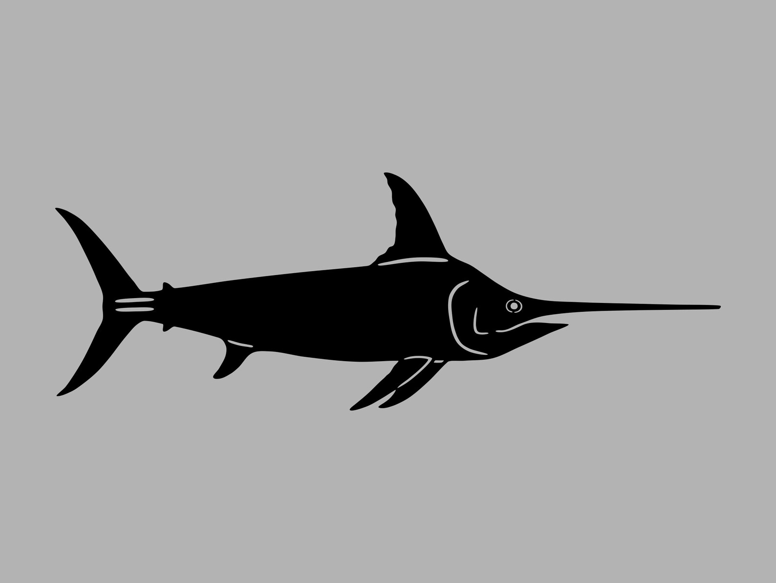 Swordfish Sticker, Vinyl Decal, Fish Sticker, Made in U.S.A. - Etsy