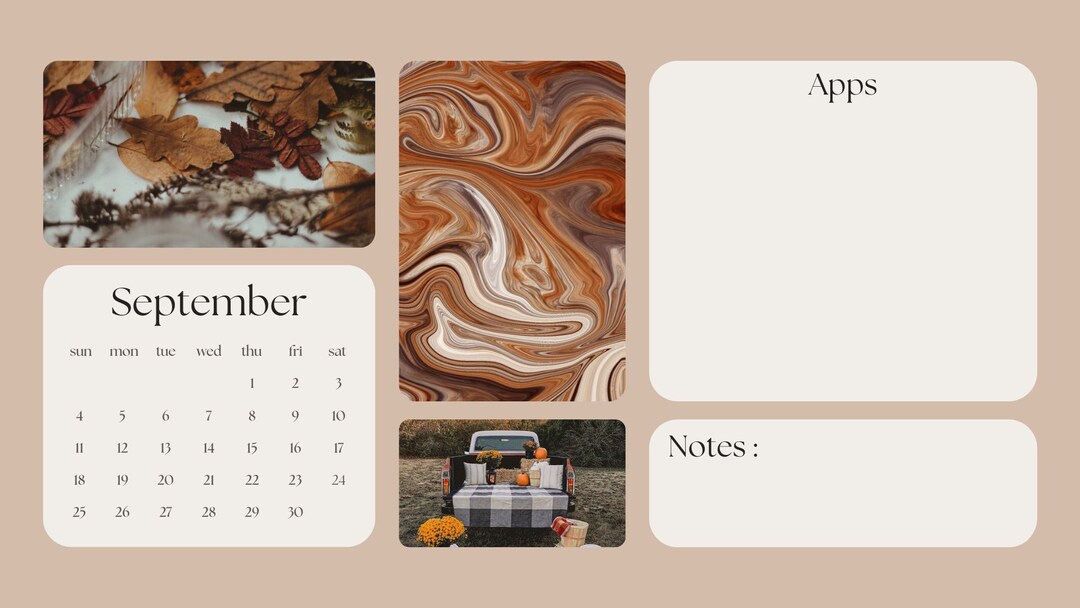 September 2022 Desktop Calendar - Etsy