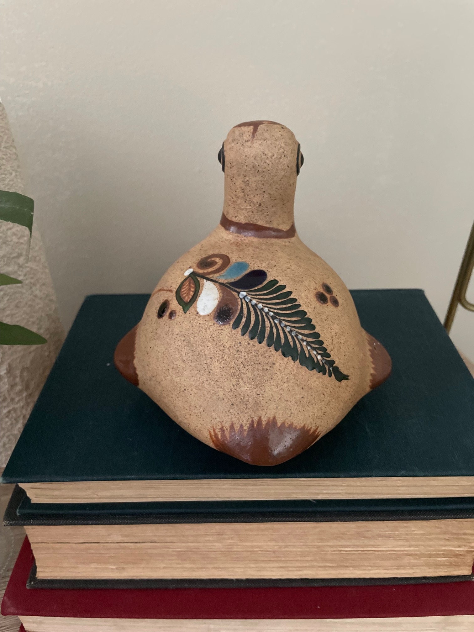 Vintage Nezi Tonala Sandstone Pottery Bird - Etsy