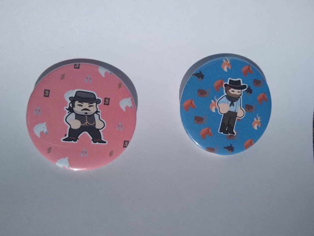 Chibi RDR2 Button | Pin, Magnet, Bottle Opener - Etsy