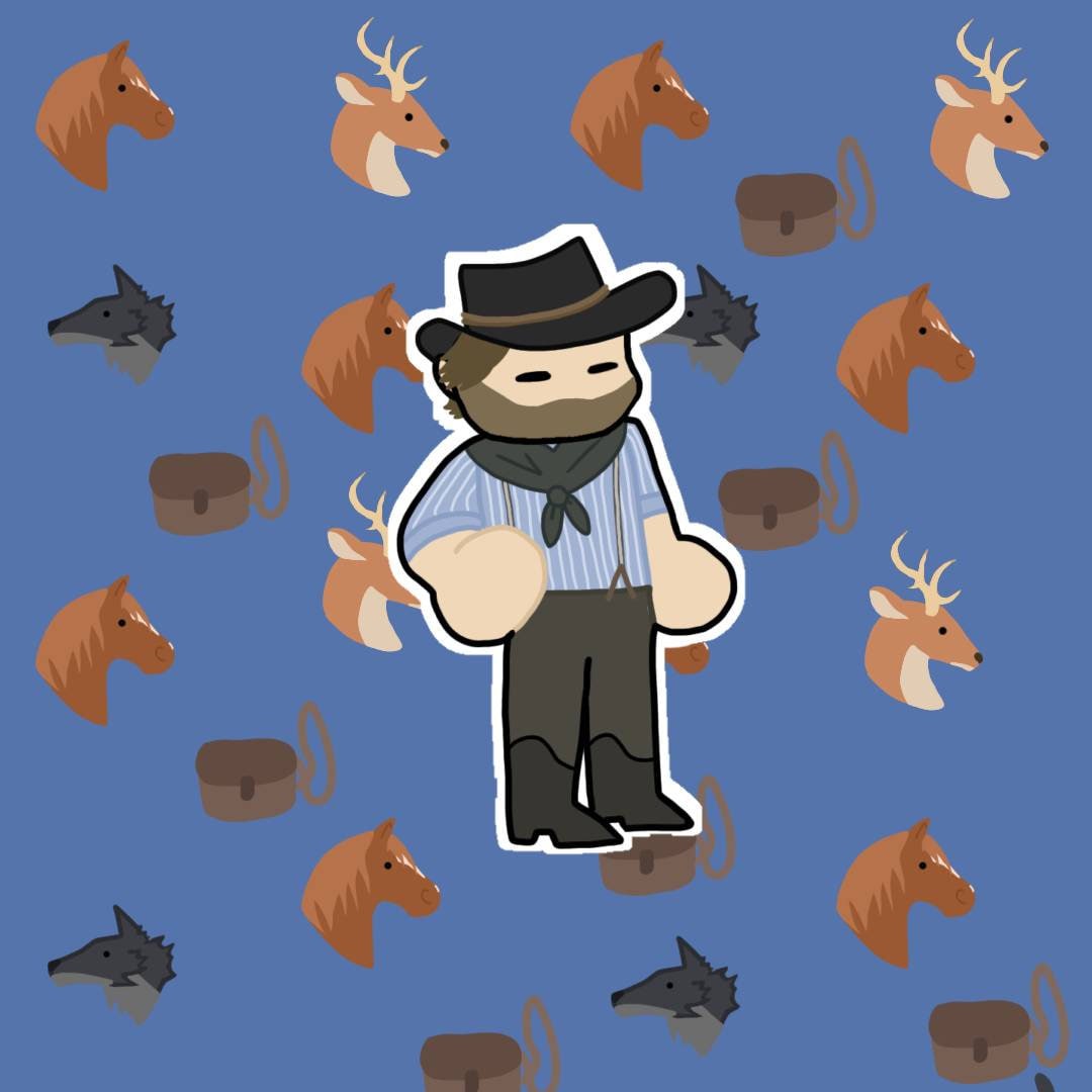 Chibi RDR2 Button Pin Magnet Bottle Opener - Etsy