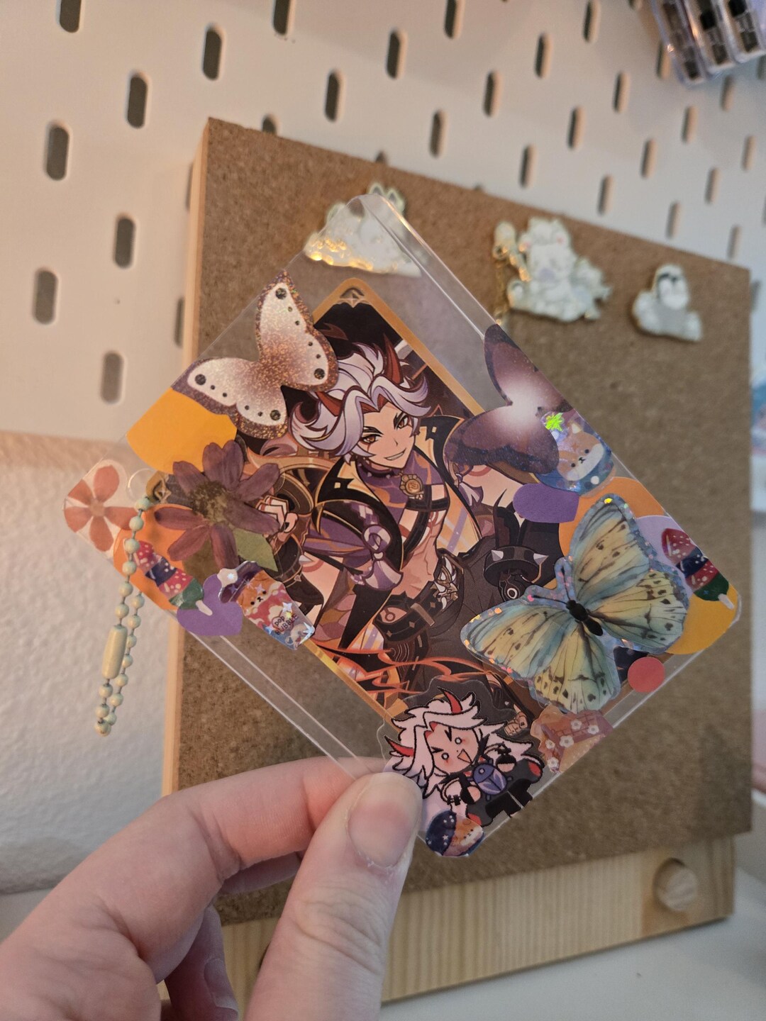 Inazuma ( Itto ) Keychain Card Protector - Genshin - Etsy