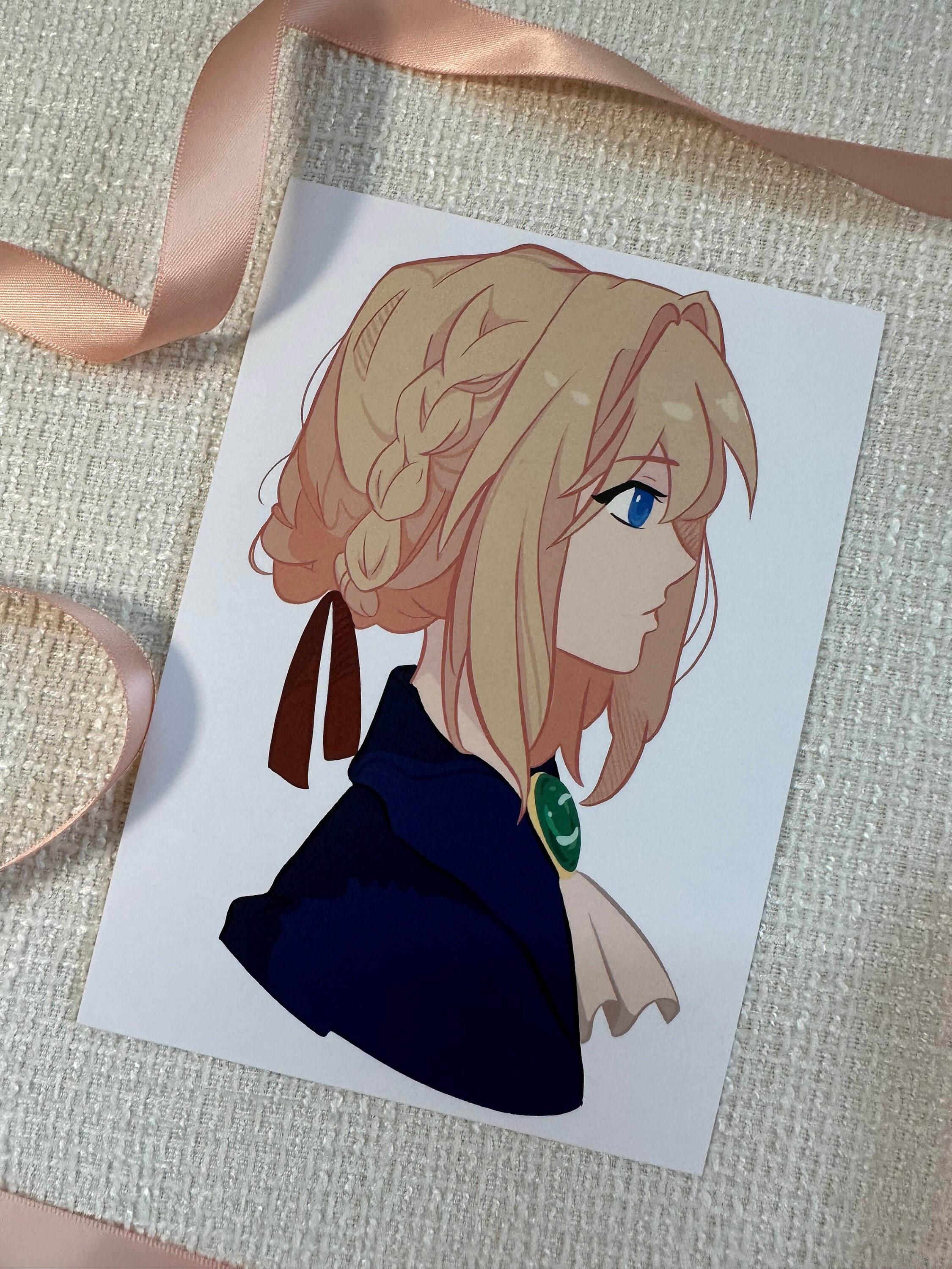 Violet Evergarden Print and Keychain - Etsy