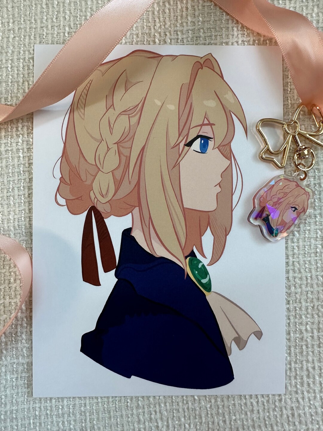 Violet Evergarden Print and Keychain - Etsy