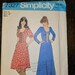 Simplicity Pattern 7327 Dress RARE - Etsy