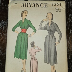 Advance 6205 Vintage Sewing Pattern RARE - Etsy