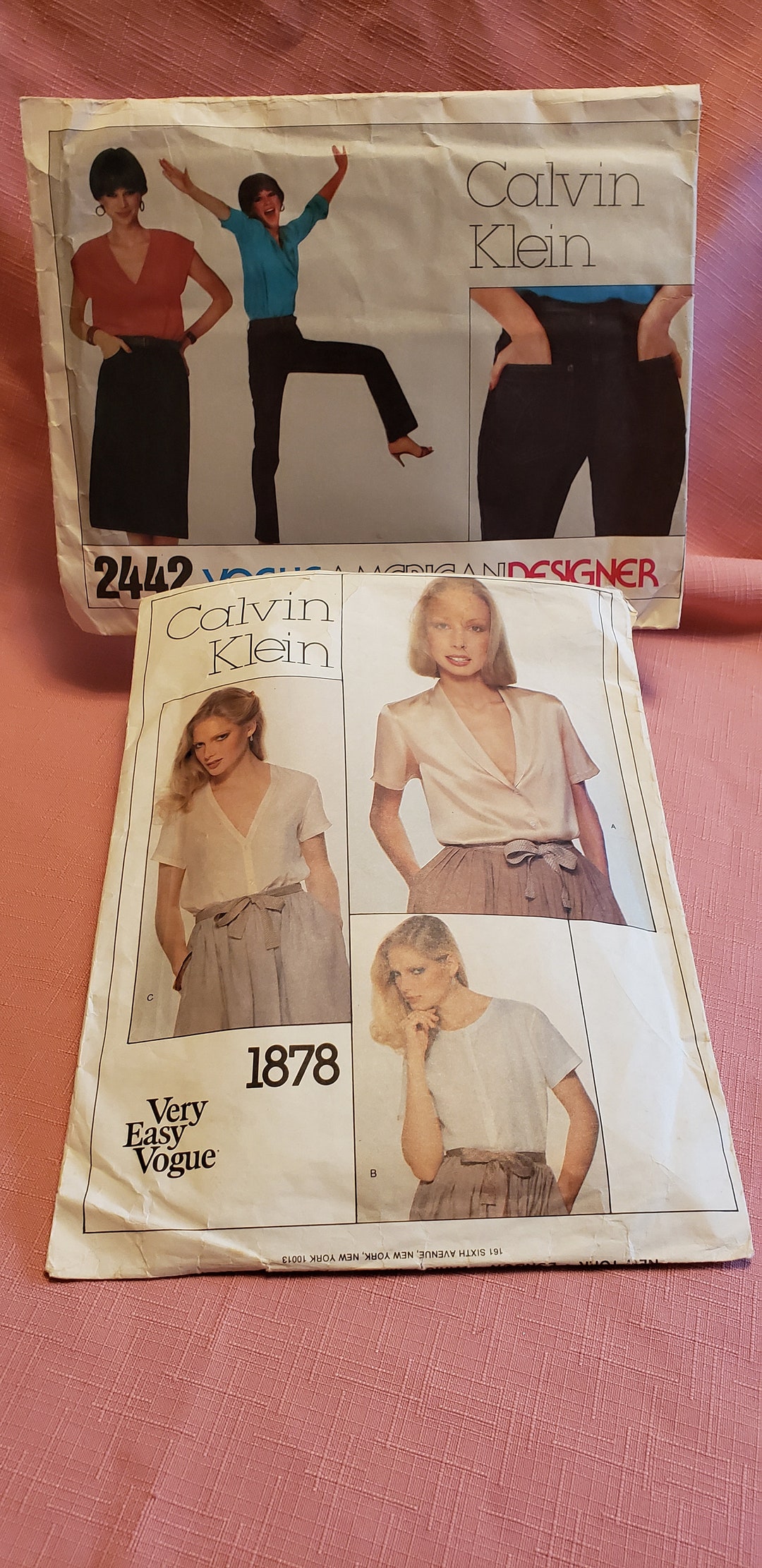 Vintage Vogue Calvin Klein Sewing Patterns - Etsy