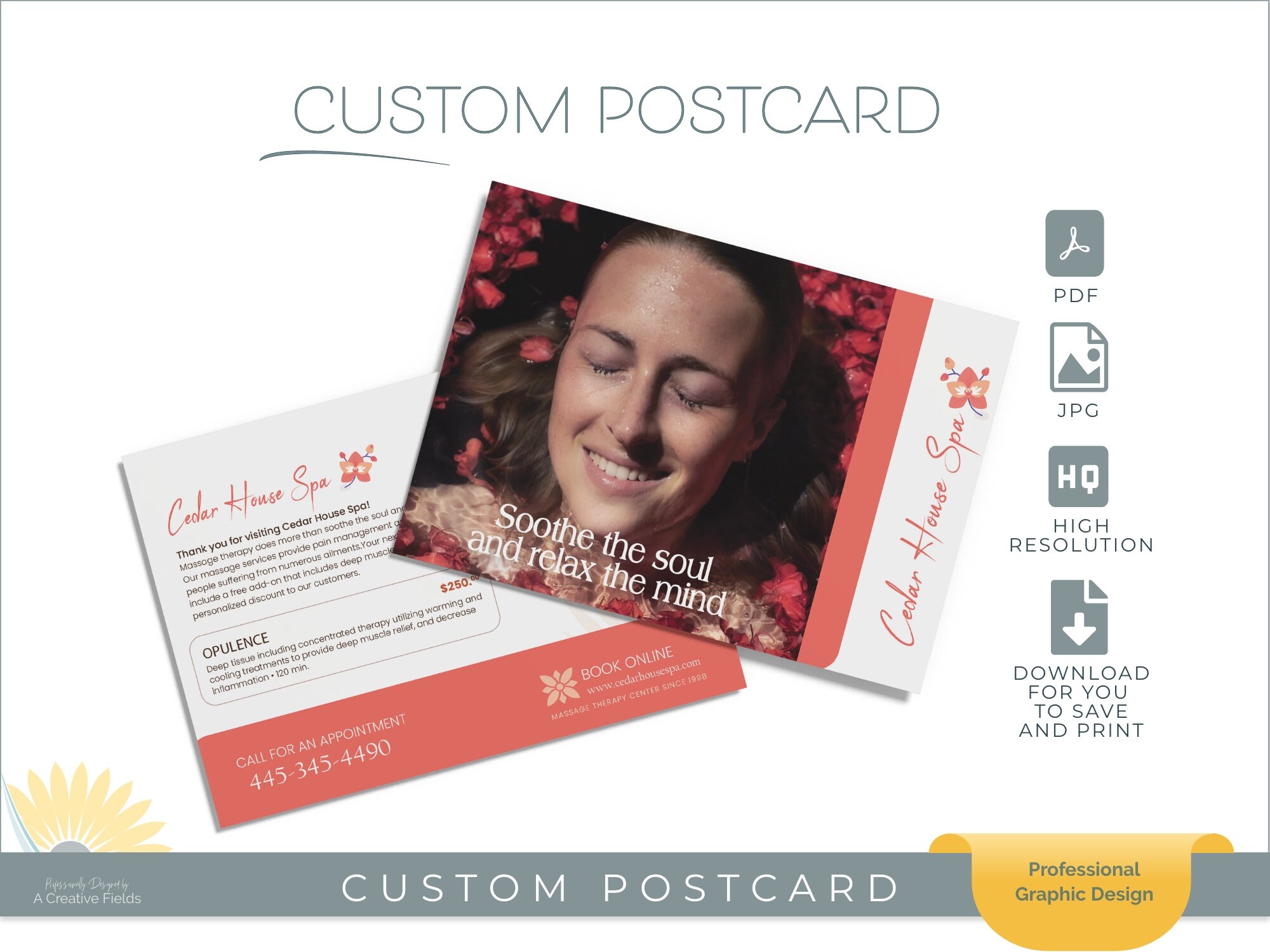 Custom Postcards Custom Card Custom Thank You Cards Mailer - Etsy
