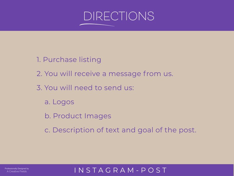 Personalized 8 Instagram Posts | Custom Post Design |instagram Account ...