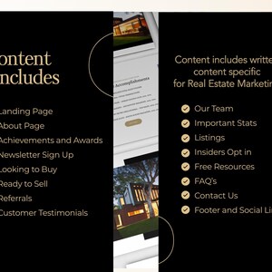 Luxury Real Estate Website - Etsy